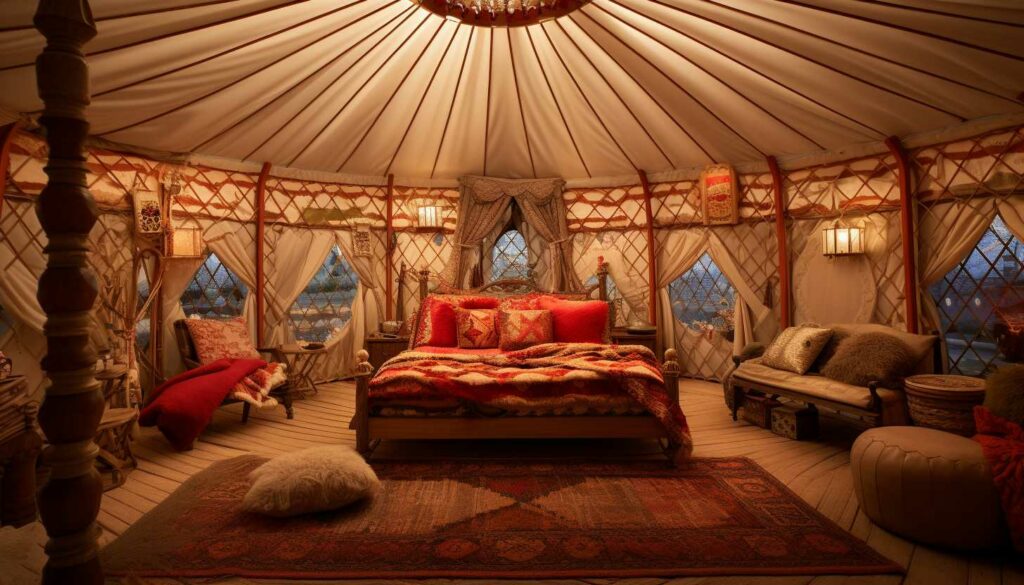 Yurt Tent Glamping: Experience Traditional Luxury